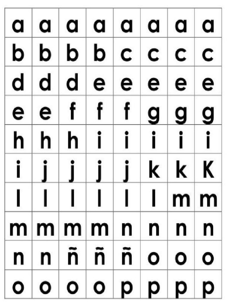 Alfabeto Movil Mayusculas y Minusculas | PDF