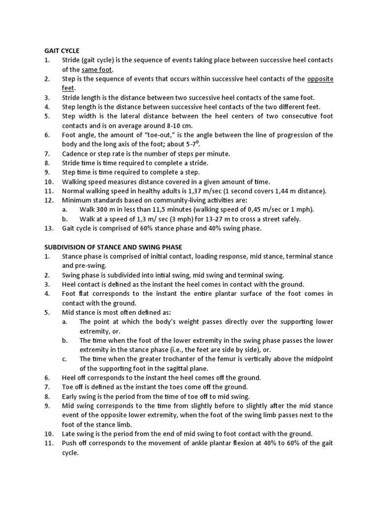 Human Walking | PDF | Anatomical Terms Of Motion | Foot