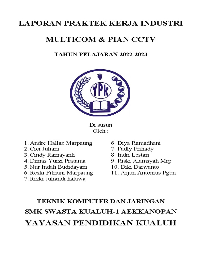 Laporan Praktek Kerja Industri Multicom | PDF