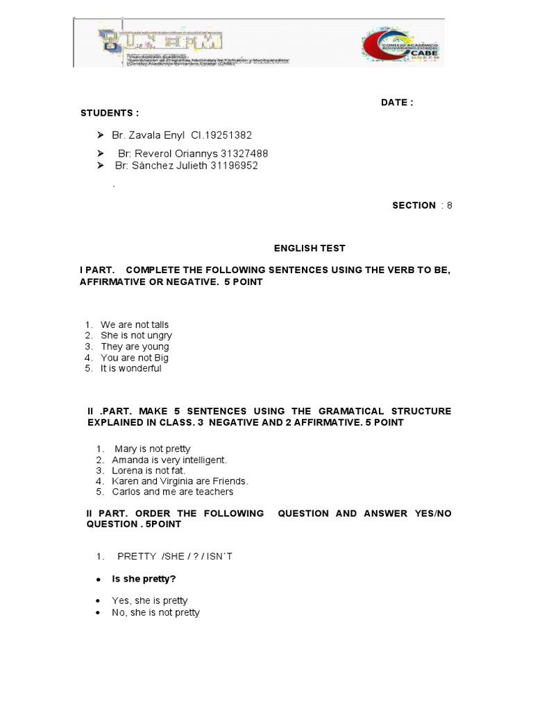 English-Test - 1 | PDF | Diccionario | Lingüística