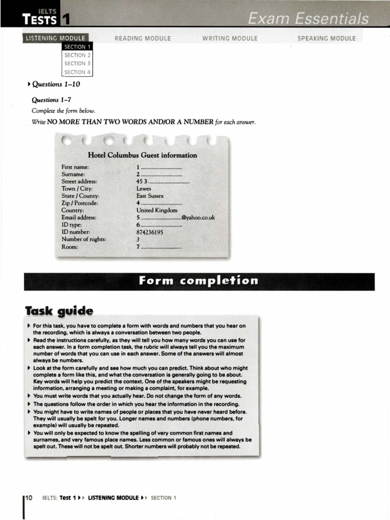 L Exam Essentials T1 | PDF | Question | International English Language ...