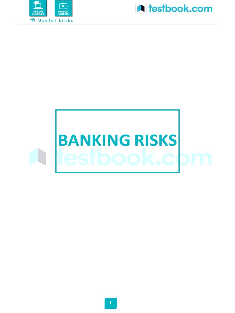 Banking Risks | PDF | Financial Risk | Risk