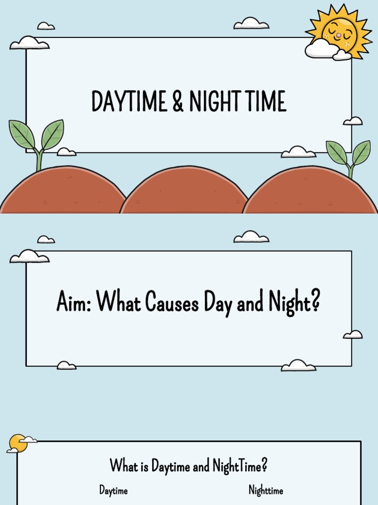 Day and Night | PDF | Night | Hour