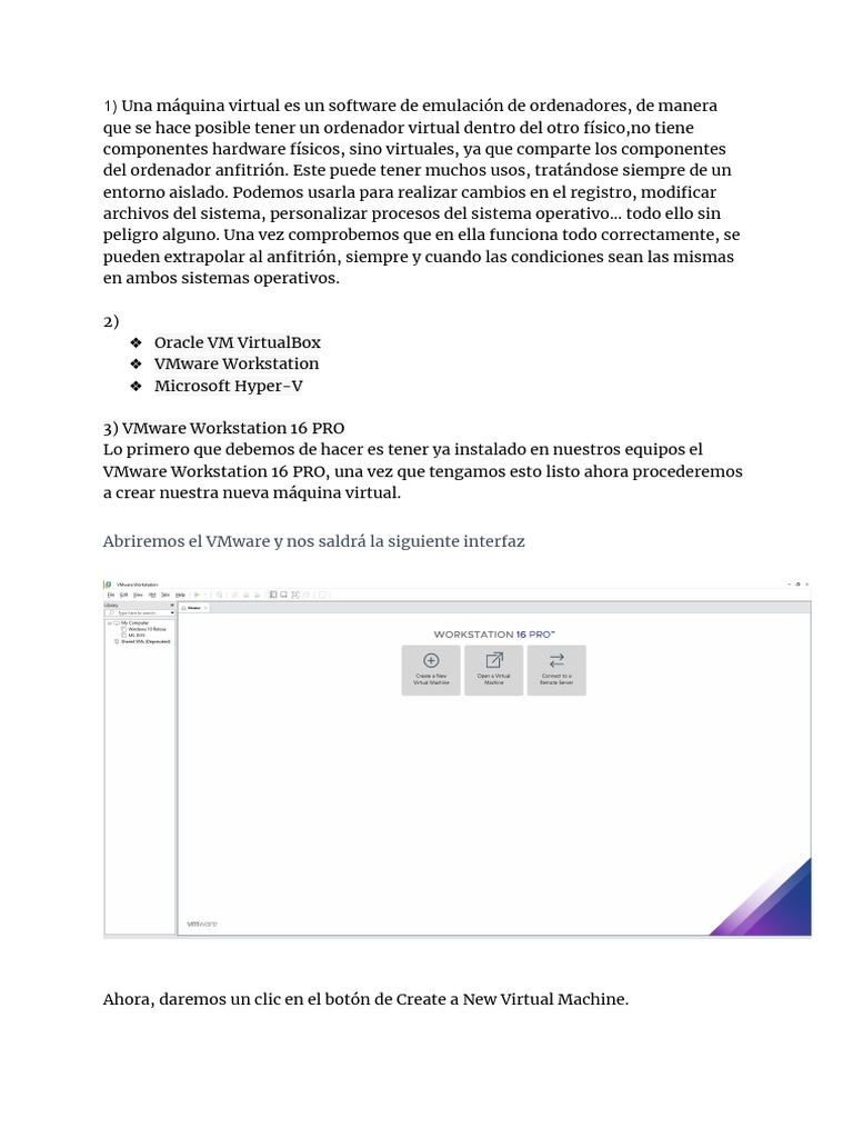 Maquinas Virtuales | PDF | V Mware | Máquina virtual