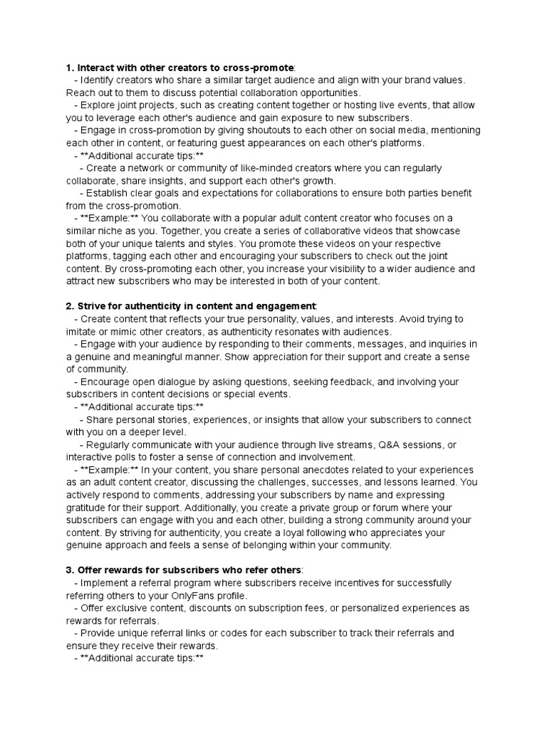 OnlyFans Basic Optimization | Download Free PDF | Subscription Business ...