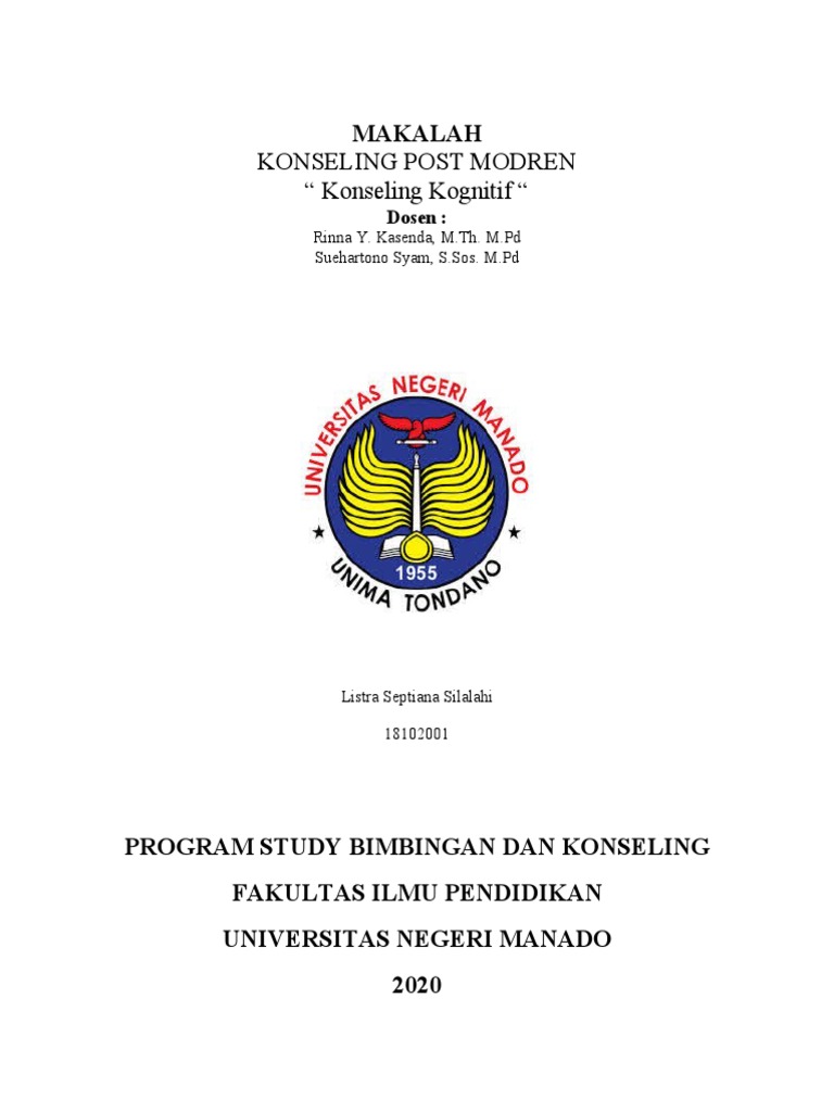 Makalah Konseling Post Modren Konseling | PDF