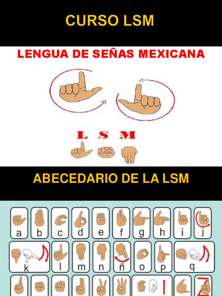 Curso de LSM UNIDAD 1 | PDF