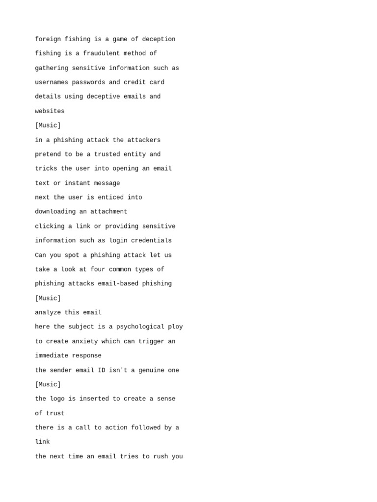 Phishing A Game Of Deception Cybersecurity Awareness Video