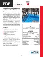 Fosroc Nitocote EP405 TDS | PDF | Concrete | Epoxy
