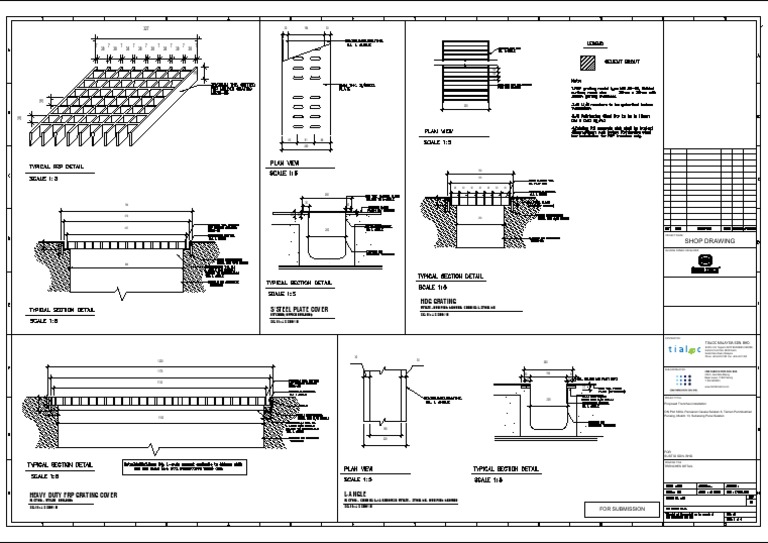Trenches Shop Drawing | PDF