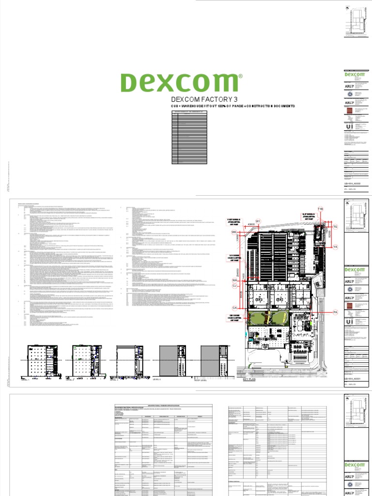 Dexcom Factory Fit-Out Plans | PDF | Architectural Elements | Real Estate