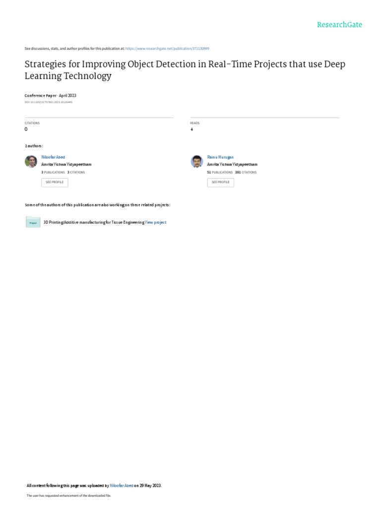 Strategies For Improving Object Detection In Real Time Projects That Use Deep Learning