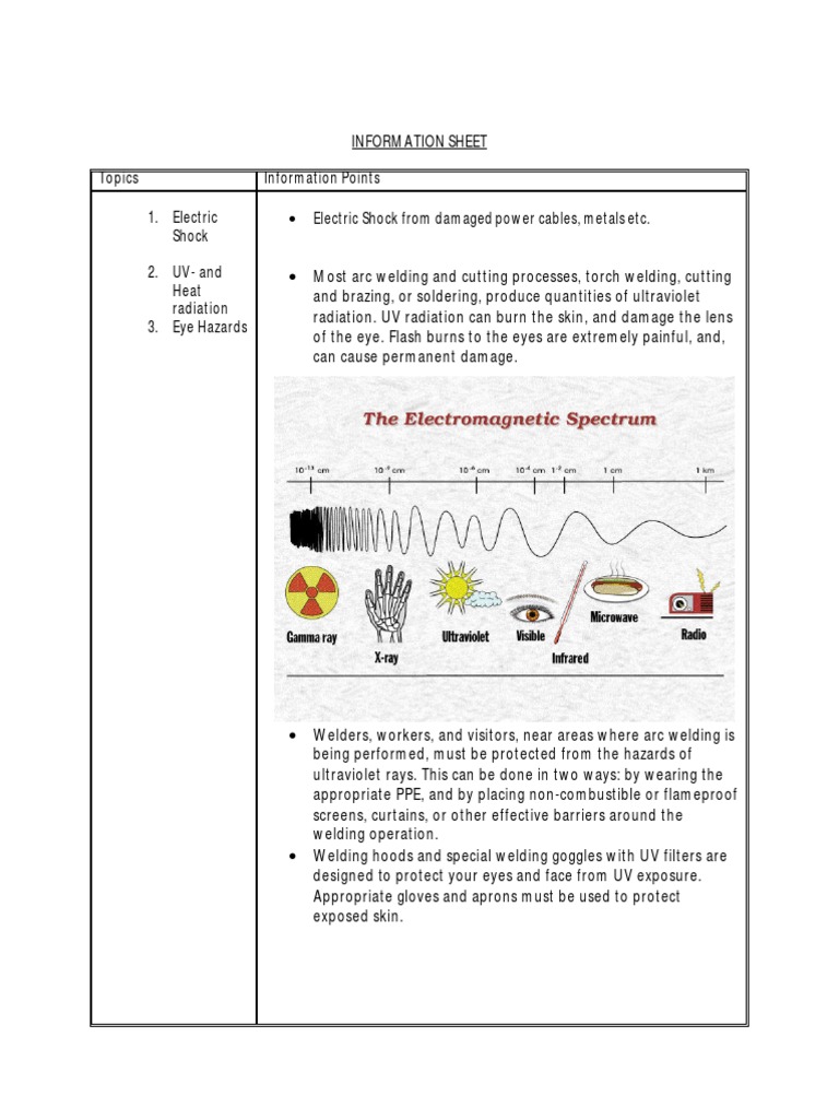 Safety in Welding | PDF | Ultraviolet | Welding
