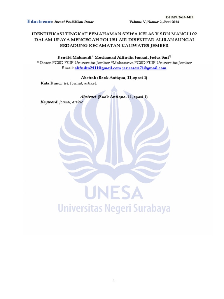 Artikel PLH Uas | PDF | Sains & Matematika