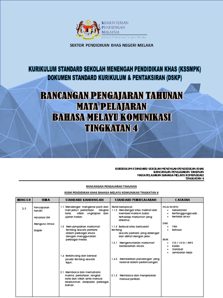 RPT BMK T4 | PDF