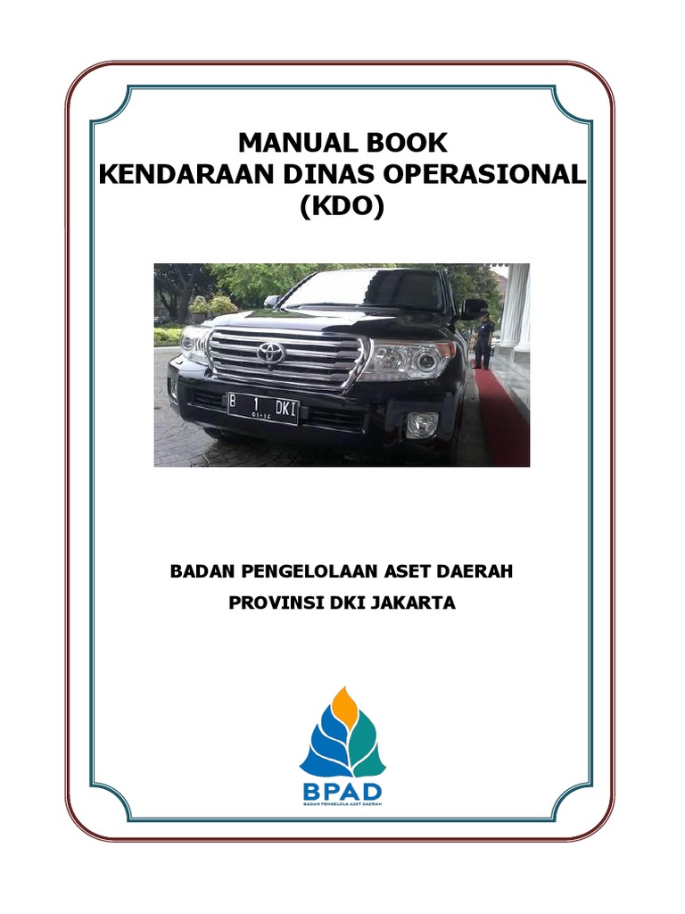 031 - Manual Book - E-KDO | PDF | Bisnis | Pengelolaan Keuangan & Uang