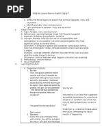 Detailed Lesson Plan in Modifiers | PDF | Syntax | Language Mechanics