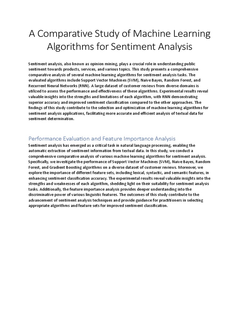 Sentiment Analisys | PDF Sentiment Analisys | PDF