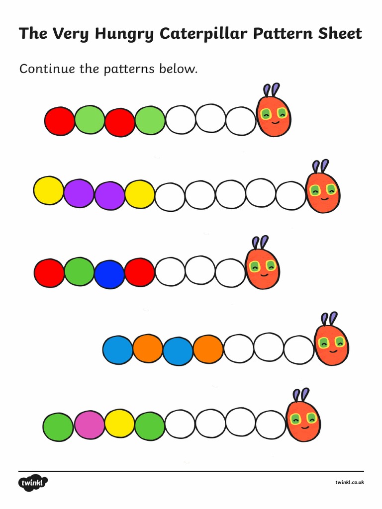 t-n-573-the-very-hungry-caterpillar-pattern-sheet_ver_2 | PDF