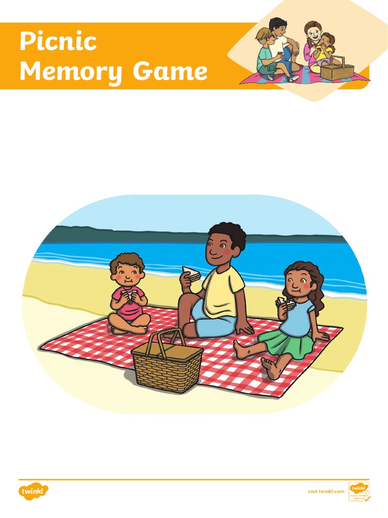 T S 1242 Picnic Memory Game - Ver - 5 | PDF
