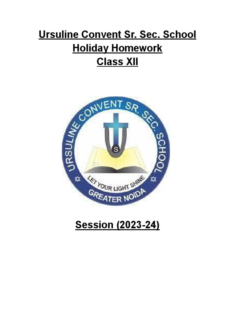 Holiday Homework Class XII | PDF | Electrical Network | Electrochemistry