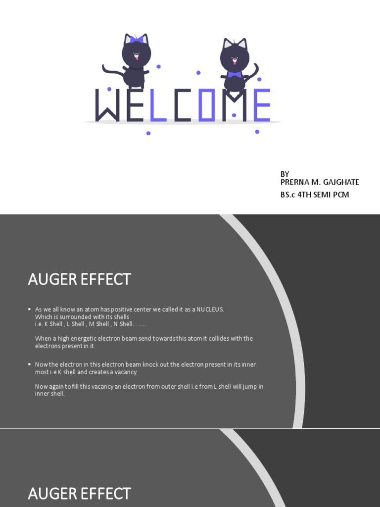 Understanding the Auger Effect | PDF | Science & Mathematics