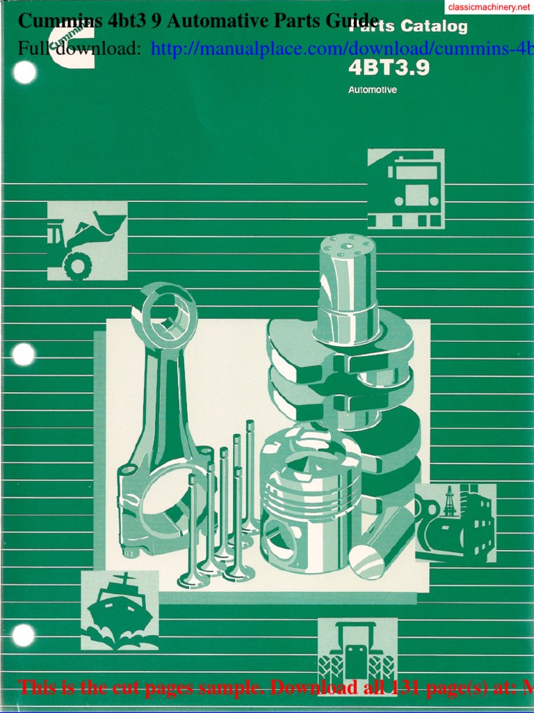 Cummins 4bt3 9 Automative Parts Guide | PDF
