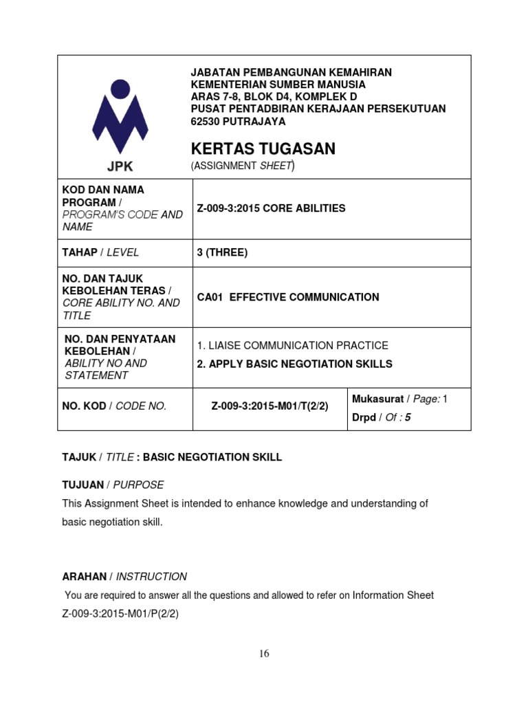 2.2 - T - Basic Negotiation Skill Vol. 1 | PDF | Negotiation | Bargaining