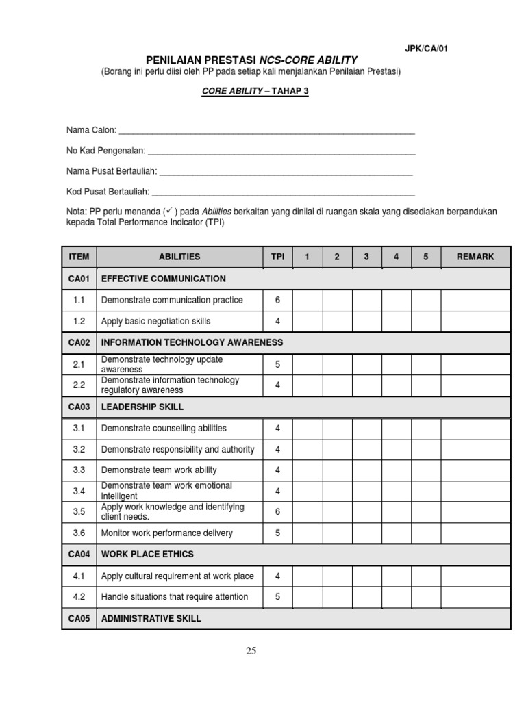 Borang CA01 Level 3 Vol. 1 | PDF | Psychology | Cognitive Science
