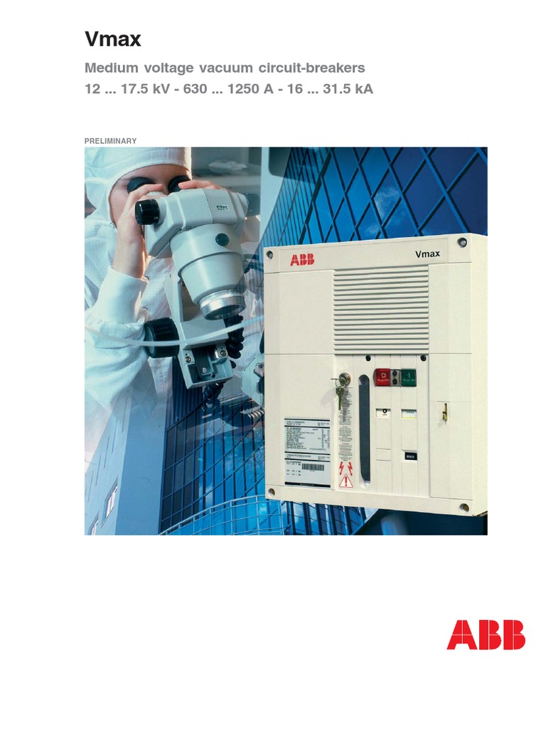 ABB Vmax 11kV Vacuum Circuit-Breakers | PDF | Electrical Connector ...