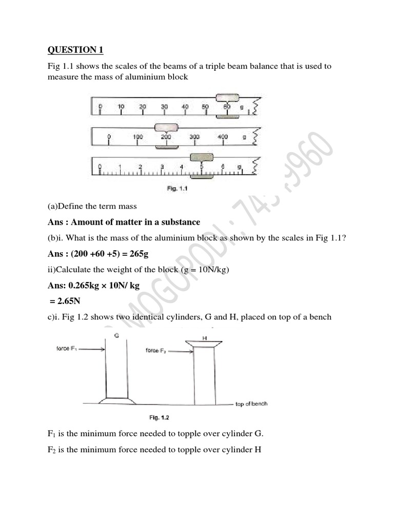 Bgcse Double Award Paper 3 2017 Solutions | PDF | Mole (Unit) | Acid