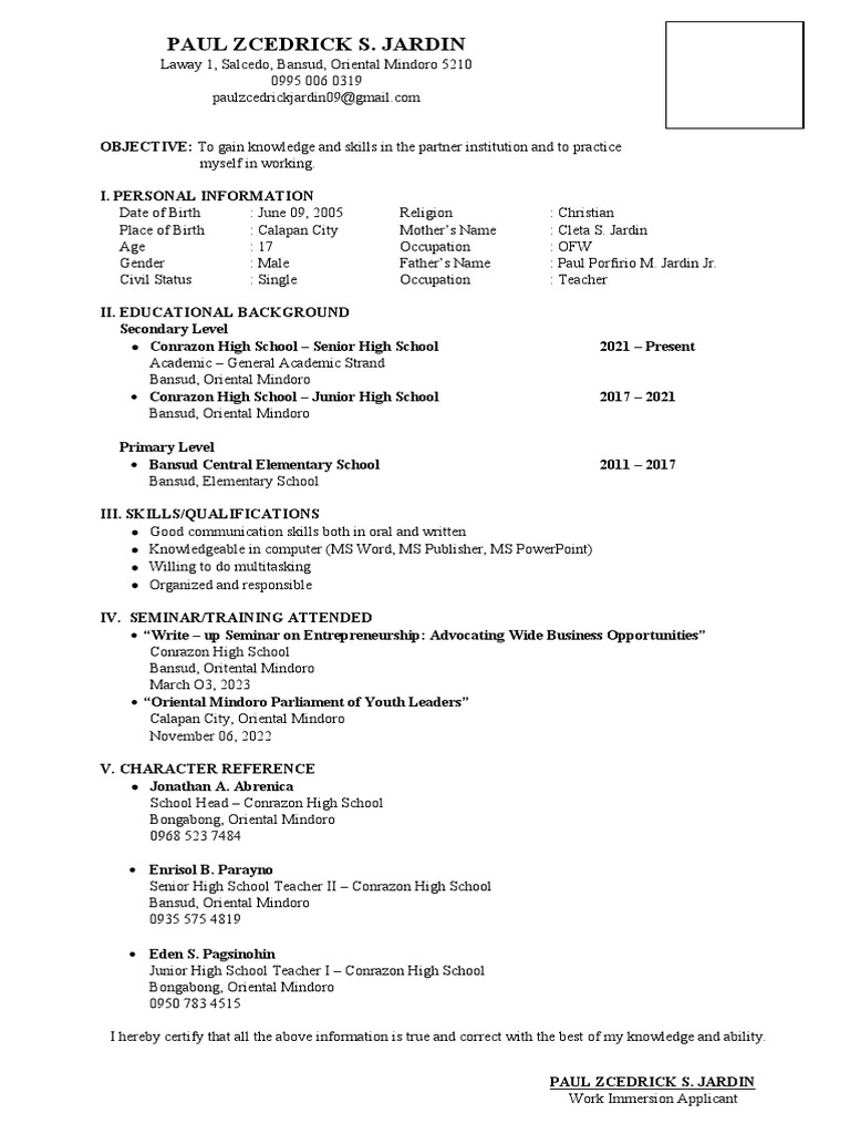 Reesume Pdf Learning 3558