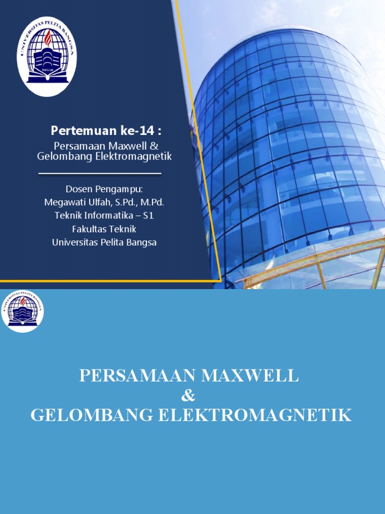 P14+-+Persamaan+Maxwell+&+Gelombang+Elektromagnetik | PDF
