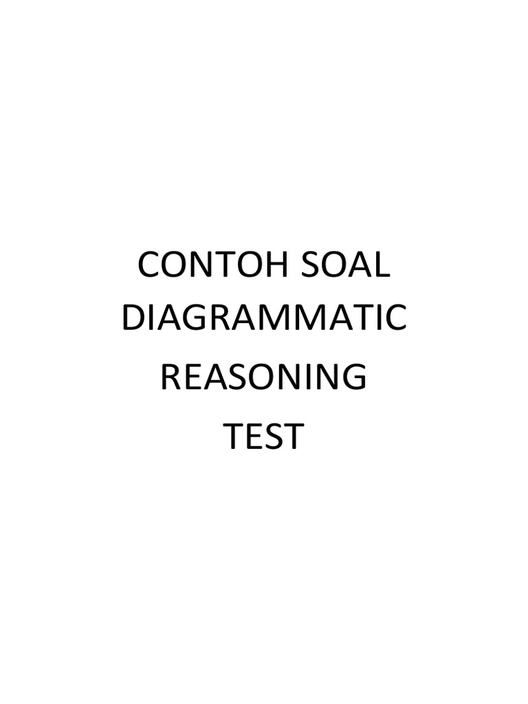Diagrammatic Reasoning Test | PDF | Infographics