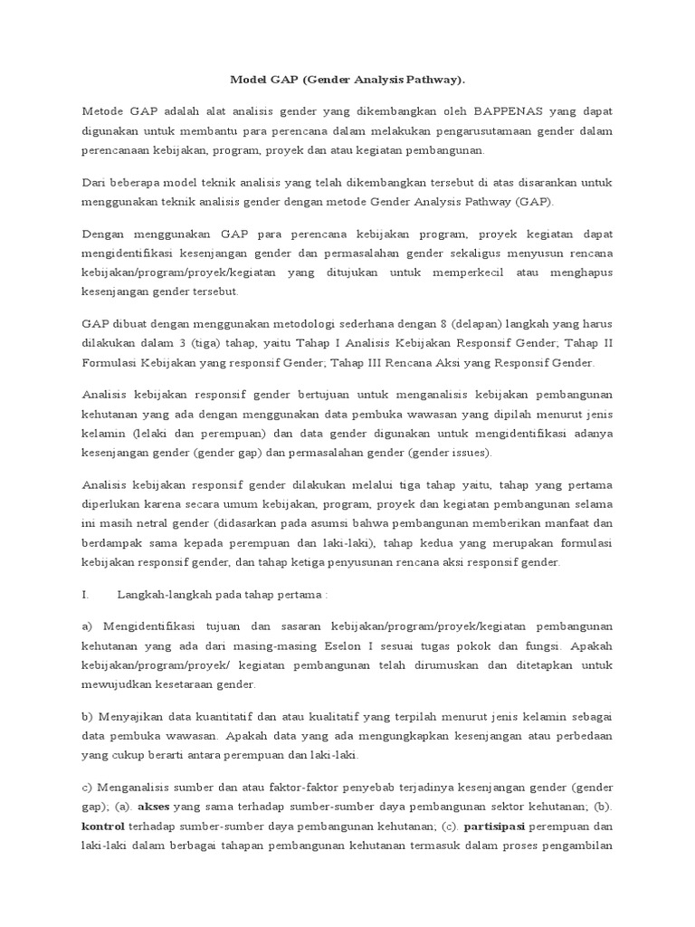 Contoh Format GAP Dan GBS Dp3akb Jabar | PDF | Ilmu Sosial | Pengembangan Diri