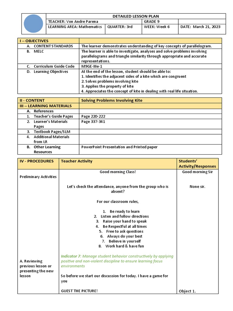 DLP For Demo | PDF | Learning | Teachers