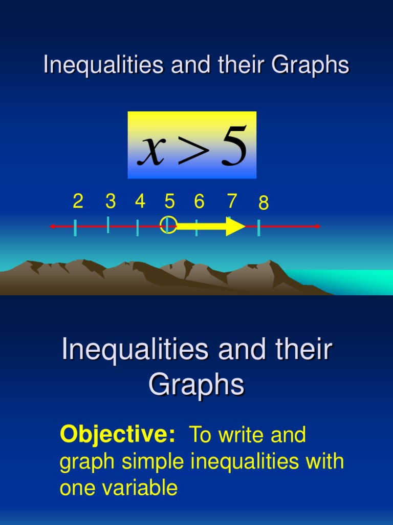 Graphing Simple Linear Inequalities | PDF