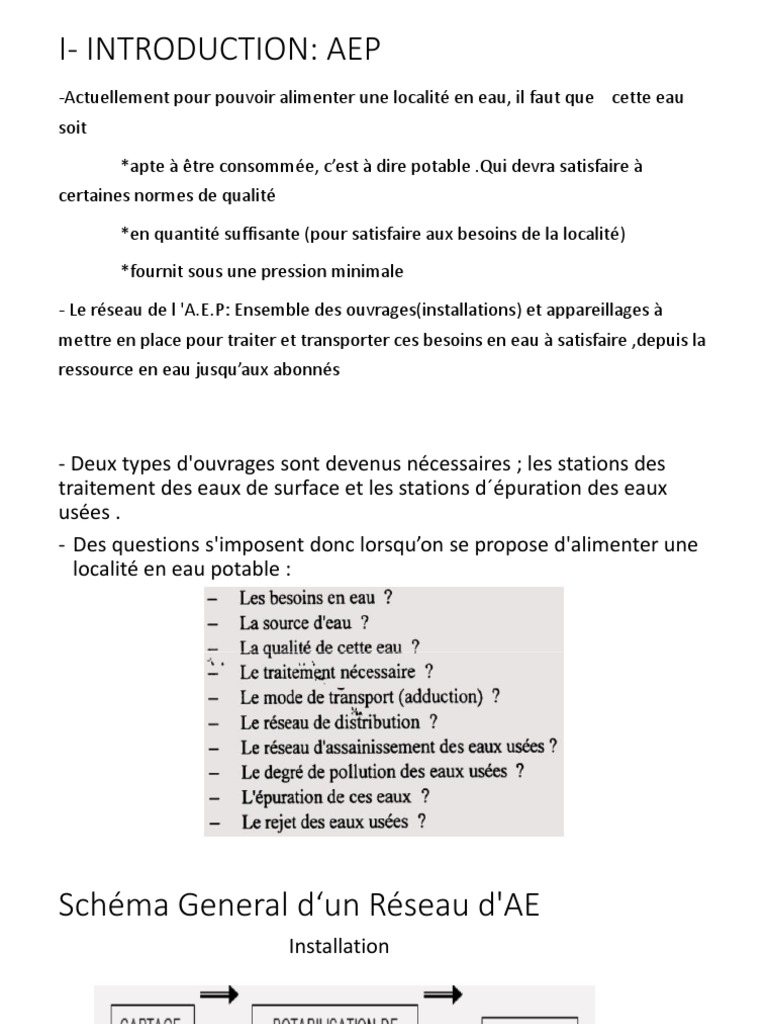 Cours GSP Part 1 | PDF | Planification | Pompe