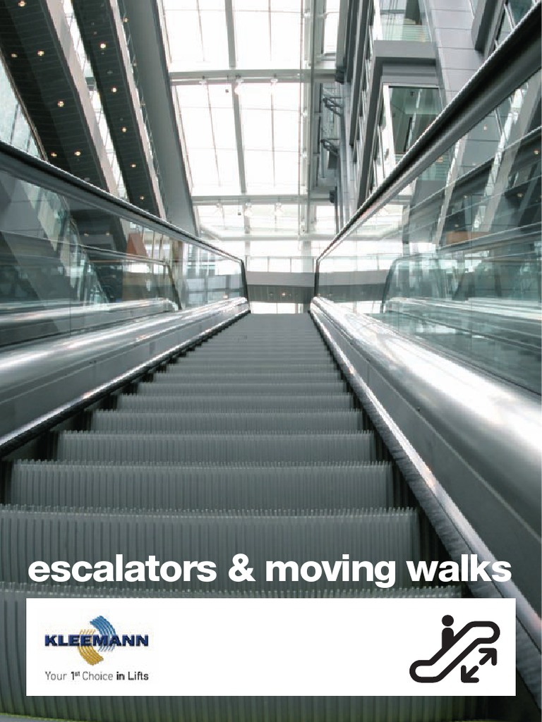 KLEEMANN Escalators & Moving Walks Guide | PDF | Elevator | Escalator