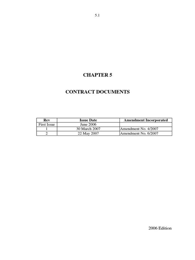 Ch5 Contract | PDF | Damages | Specification (Technical Standard)