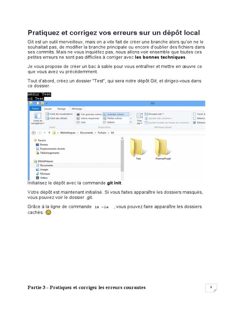 Partie 3 - Pratiquez et corrigez les erreurs courantes | PDF