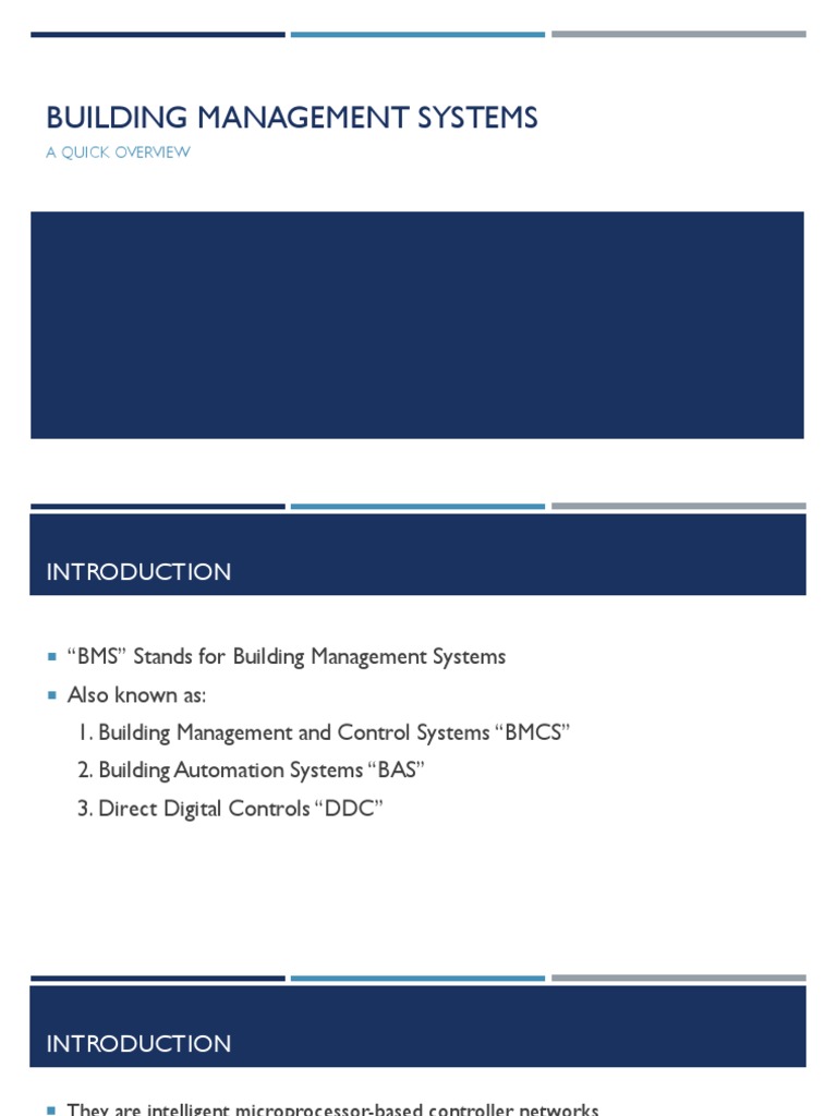 Building Management Systems: A Quick Overview | PDF | Building Automation | Computing