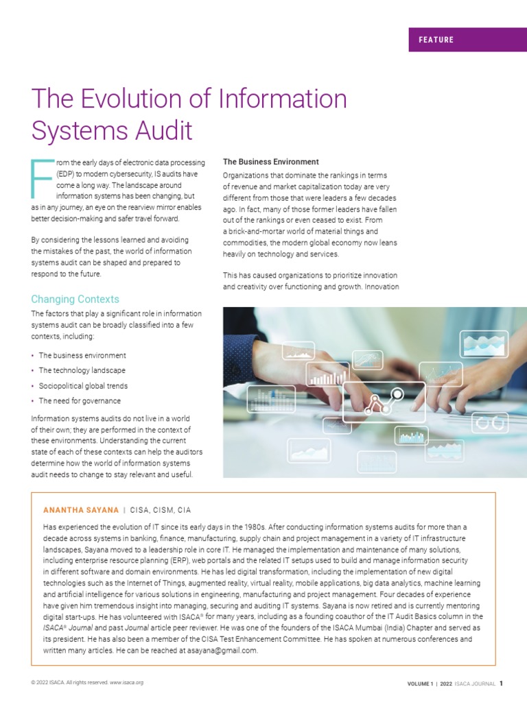 The Evolution of Information Systems Audit | PDF | Computer Security ...