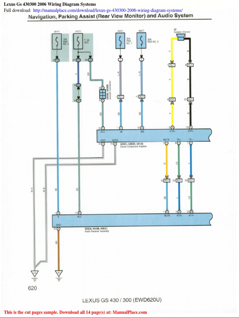 Lexus Gs 430300 2006 Wiring Diagram Systems | PDF | Technology ...