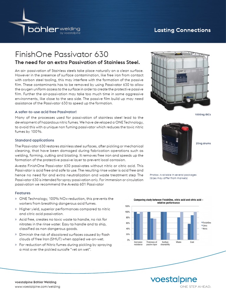 BW FinishOne+Passivator+630 EN 2022 GL 152 Preview | PDF | Stainless ...