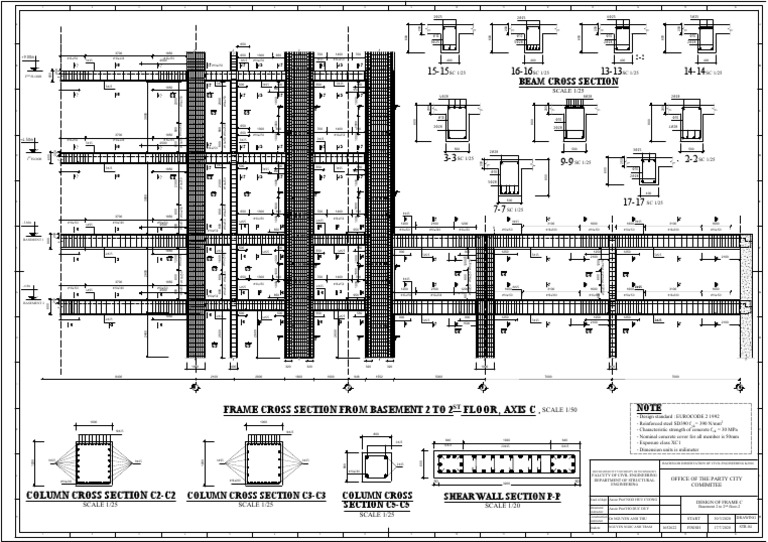 Str.04-Design of Frame C-B2 To F2-2 | PDF