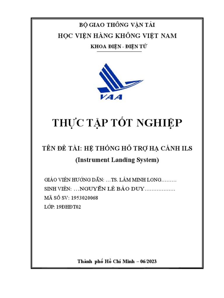 Bao Cao Thuc Tap | PDF