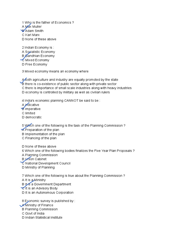 150+ Best Economics MCQs Part 1 File | PDF | Economies 150+ Best Economics MCQs Part 1 File | PDF | Economies