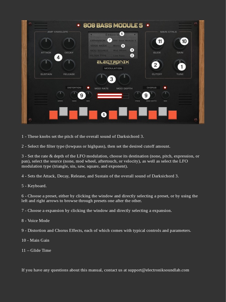 808 Bass Module 5 Basic Manual | PDF | Computers | Technology & Engineering