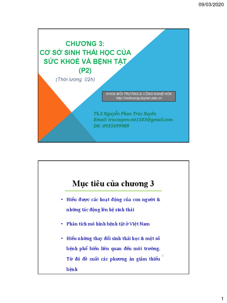 EVR205-Suc Khoe Moi Truong-2021F-Lecture Slides-8 | PDF